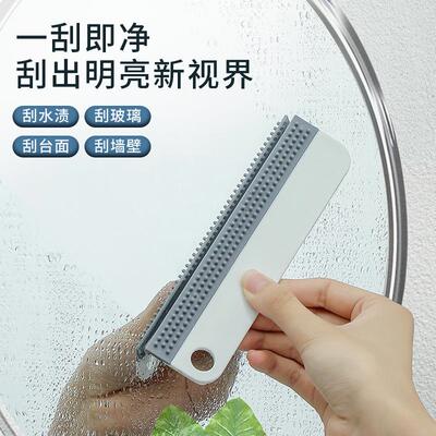 Telescopic window squeegee, glass cleaning tool, double-side