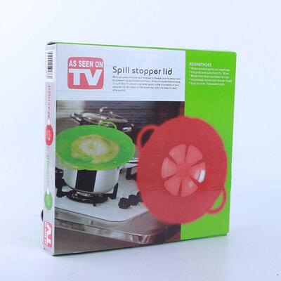 TV新品 Spill stopper 硅胶圆形防溅锅盖 防溢硅胶防漏锅盖