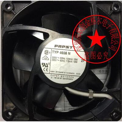 TYP 4656N 德国进口 230V 19W 120*120*38mm 铝框耐高温