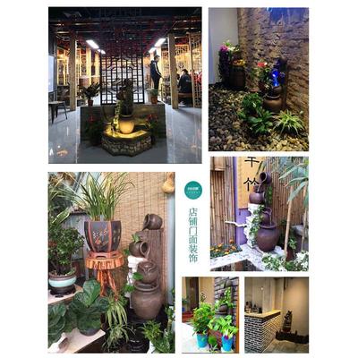 111V批发阳台装饰落地假山流水喷泉庭院装饰造景院内鱼池景观摆件