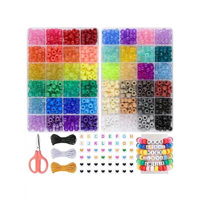 300/500pcs Rainbow Beads for DIY Jewelry, Necklaces, Bracele