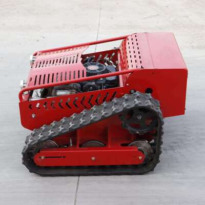 厂家现货遥控操作履带式HTM750割草机 灌木开荒除草全地形割草机