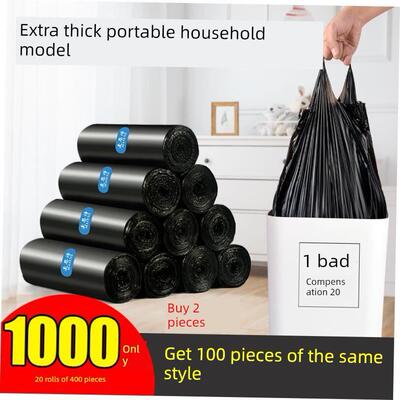 Garbage bags portable kitchen large trash can plastic bag
