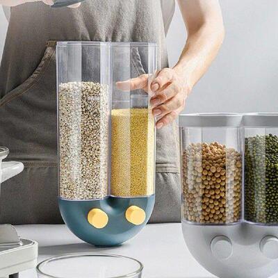 Plastic Cereal Box Container Kitchen Food Organizer Grain