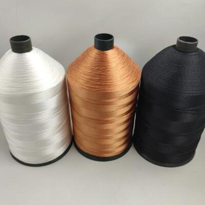 高强缝纫线210D皮革线450D吨包袋线帆布篷布集装袋1000D厚料粗线