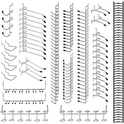 电商洞洞板挂钩洞洞板金属钩工具挂钩Pegboardhook170pcs