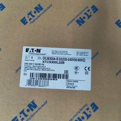 伊顿穆勒DILM300A-S/22(220-240V50/60HZ) 大电流德国进口接触器