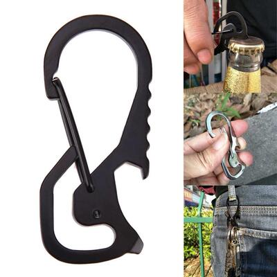 Carabiner Keychain Hook Outdoor Stainless Steel Carabiner Ca