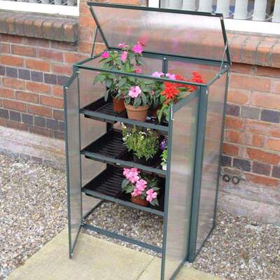 阳光板温室花房植物栽培观赏家庭阳光房生态PC板大棚种植园庭院