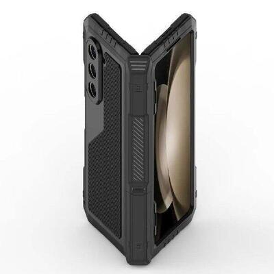 Phone Case with Pc Back Cover Sturdy Hidden Kickstand Phone