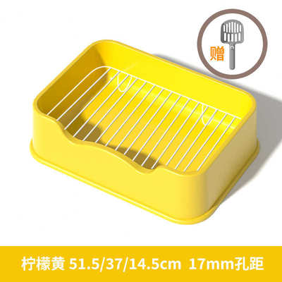 宠物踩犬迪狗中小型厕所防熊砂不锈钢屎公狗泰盆大小便便尿比