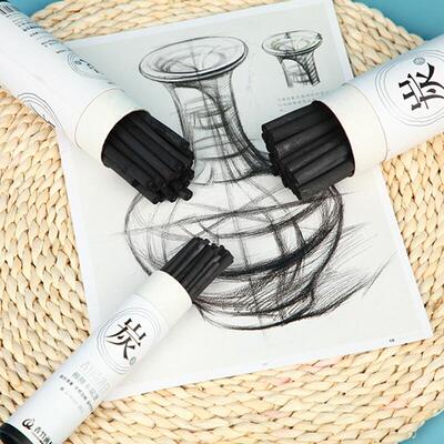 25x Vine Charcoal Pencils Drawing Sketching Willow Charcoal