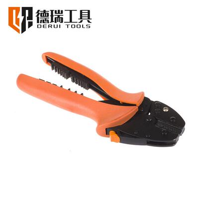 德瑞工具FSA系列省力压线钳 裸端子接线压接工具0.5-10mm2