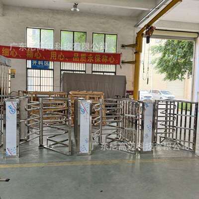 现货不锈钢梳状门通道栅,汽车站出站出口转闸,站房单向门