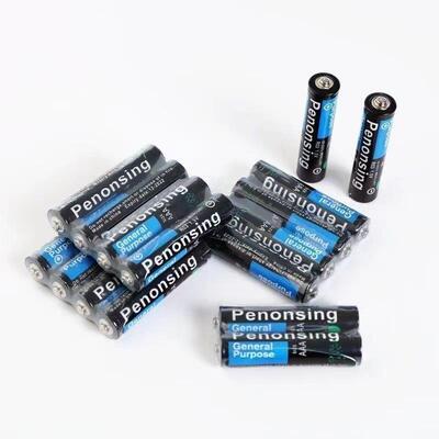 Size 7 batteries, AAA batteries, size 5 carbon batteries for