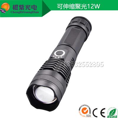 12W手电筒光源440nm445 450 455 460 470 475 480 485测试实验