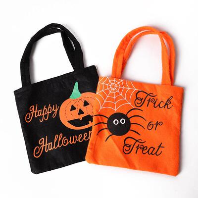 Halloween Pumpkin bucket 16cm hand-held candy bucket gift