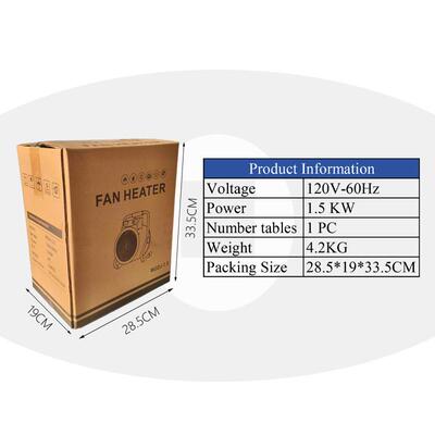 1业0V美规现货工暖NQP风速热小钢机炮家用取暖1器养殖场桌面热风