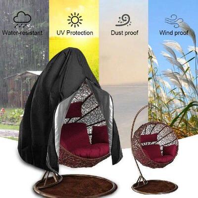 1PC Hanging Swing Egg Chair Dust Cover with Zipper Anti UV