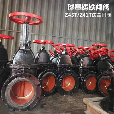 阀门Z45T/Z41T-10Q球墨铸铁法兰暗杆/明杆/硬密封闸阀DN40-DN300