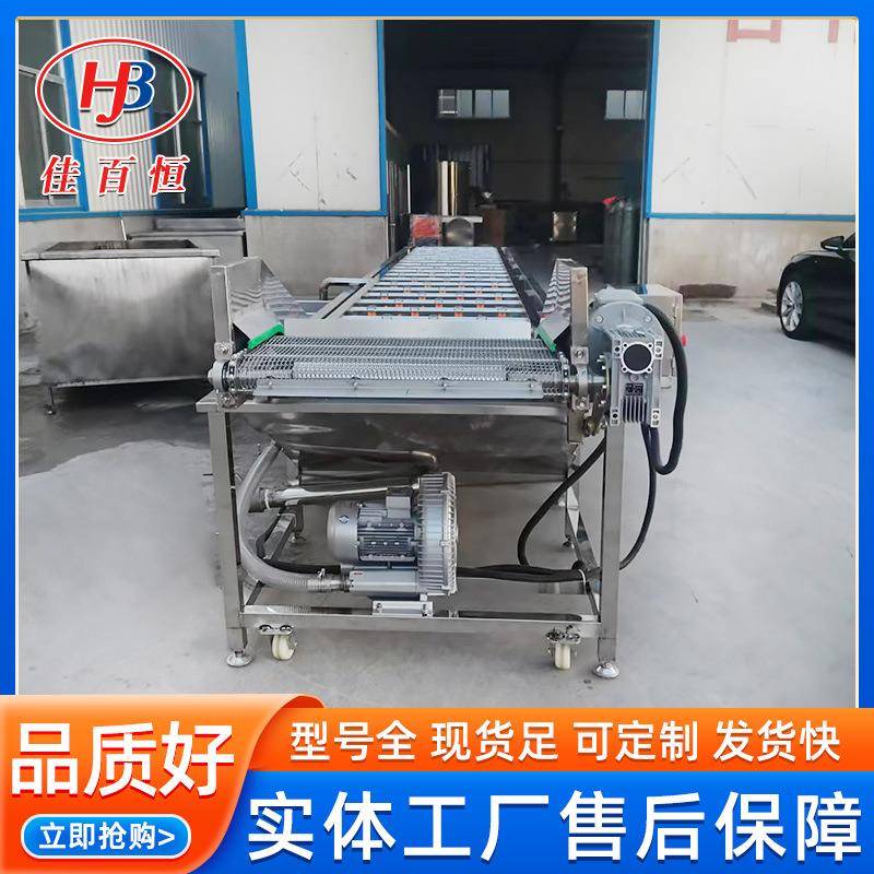 高压喷淋气泡清洗机 大型果蔬加工洗果机洗菜机 海带海螺清洗机