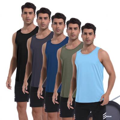 Men'S 6-Piece Wide-Strap Sports Tank Set Multi-Color Atetic