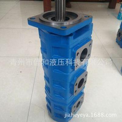 山东辽源煤机EBE160三联泵 徐州科源双联齿轮泵 CBGJ80/63/40