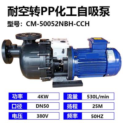 胜川宝CM-50052-NBH-CCH化工大头泵耐酸碱可空转自吸泵污水马肚泵