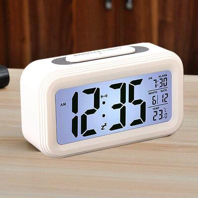 Night-light LED electronic clock alarm small 夜光静音小闹钟