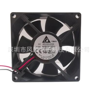 储能新能源台达AFB0812SH轴流风扇 8025 12V 0.34A 双滚珠原装