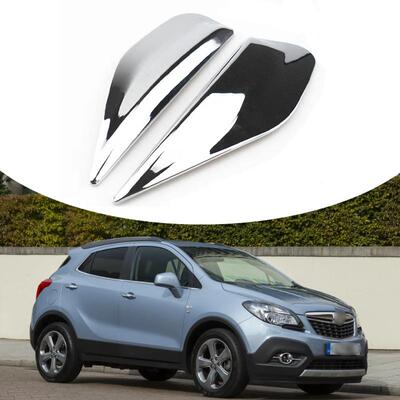 适用于13-18款欧宝沃克斯豪尔Mokka X 镀铬后窗扰流板饰立柱亮片