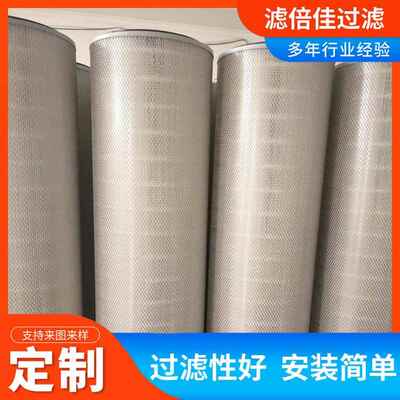 除尘滤筒快IDR拆式6工业尘滤芯25筒乘60六耳卡盘除尘滤粉尘除滤芯