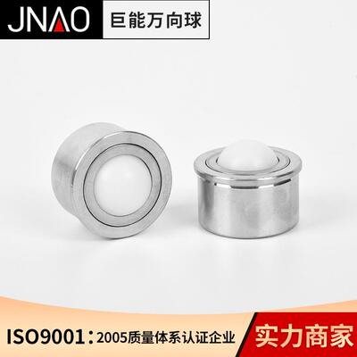 厂家供应-巨能万向滚珠BCHA系列尼龙万向轮输送球牛眼轮万向滚轮