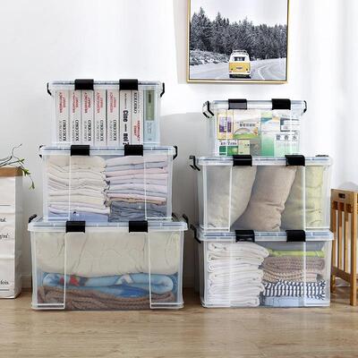 Sealed right-angle storage box with a sealing strip, moistur