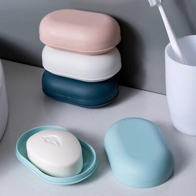 Creative Lidded Airtight Soap Box, Fashionable and Portable