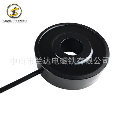 兰达厂家直销吸盘电磁铁H10030 直流24V大吸力圆形自动化电磁铁