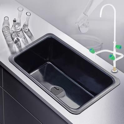 厂家供应实验室pp水槽 耐腐蚀耐酸碱水槽 550*450*310 送下水水槽