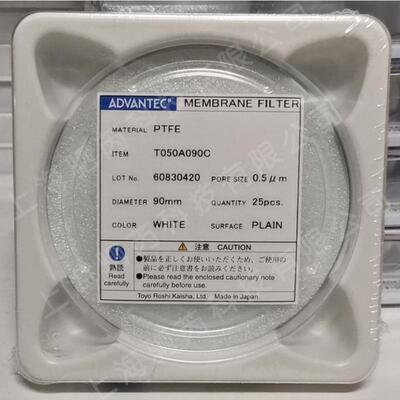 ADVANTEC日本东洋孔径0.5um疏水PTFE膜T050A系列