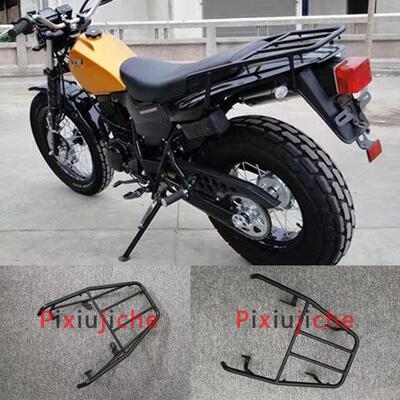 适用TW225 TW200 后货架机车尾翼旅行后箱架货架覆古车改装尾翼