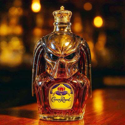 跨境新品 Predator Limited Whiskey Bottle 铁血战士高颜值酒瓶