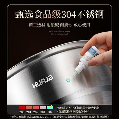 蒸锅气34HJD-A44-不锈0钢多层家用大三层号蒸馒头笼屉电磁炉燃专
