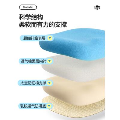 教室椅子垫加忆棉学记生久ltao6791坐不累坐凳垫子厚宿舍子座垫椅