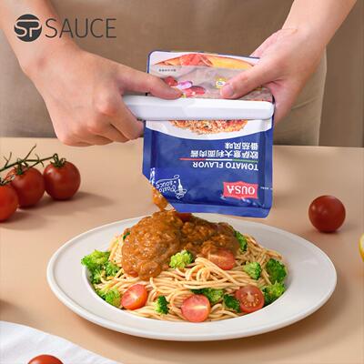 Kitchen Magnetic Squeeze Bar for Sauce Packets, Ketchup, Con
