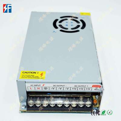 厂家直销 5V40A开关电源S-200W-5V监控LED温控散热直流驱动AC转DC