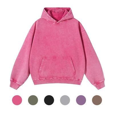 F 84544 Vintage Wax Dyeing Old Hoodie 复古蜡染卫衣