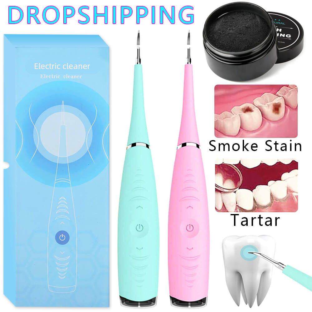 Electric Dental Scaler Tooth Calculus Remover Stains Tartar