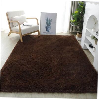 Fluffy Area Rugs for Bedroom Shaggy Floor Mat Carpet 地毯垫1