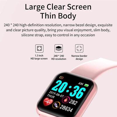 Smart Watch Kids Bluetooth Fitness Tracker Macaron Smartwatc