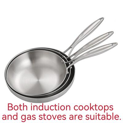 Stainless Steel Fry Pan Cookware Pots Pan frying pan skillet
