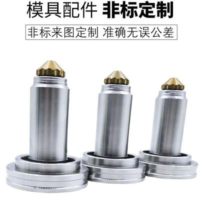 日用品塑料瓶多点进胶模口伐针胚套热流CAH道配件注塑热嘴加工具